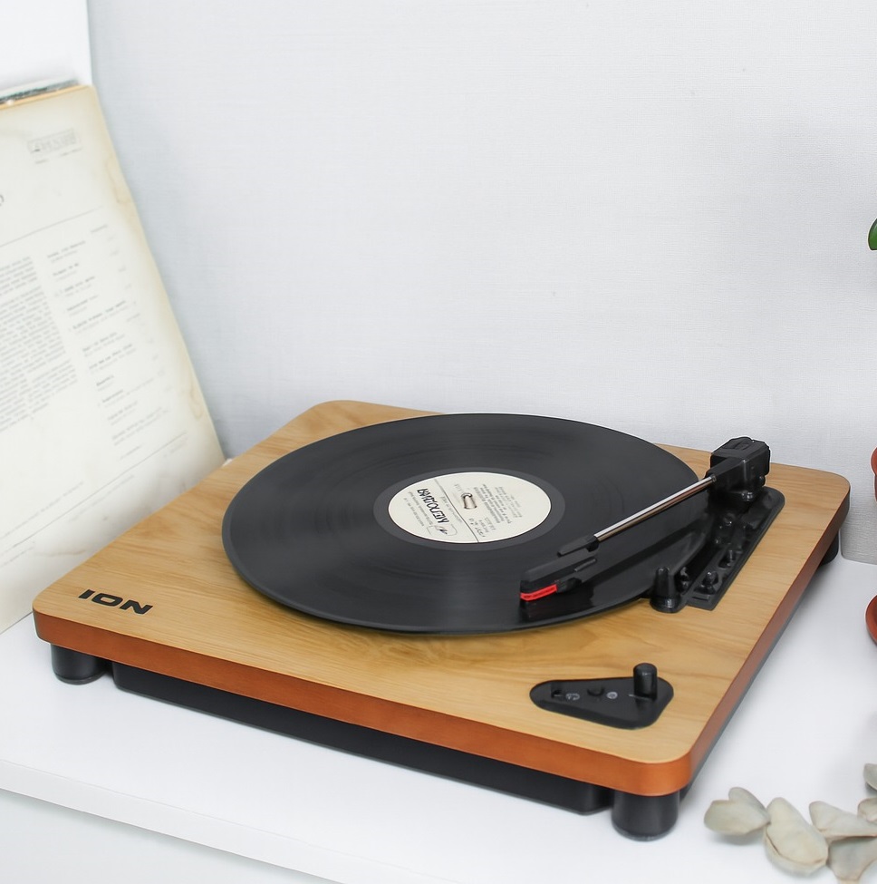 Вініловий програвач ION Air LP Wood з Bluetooth (без кришки) Уцінка ...